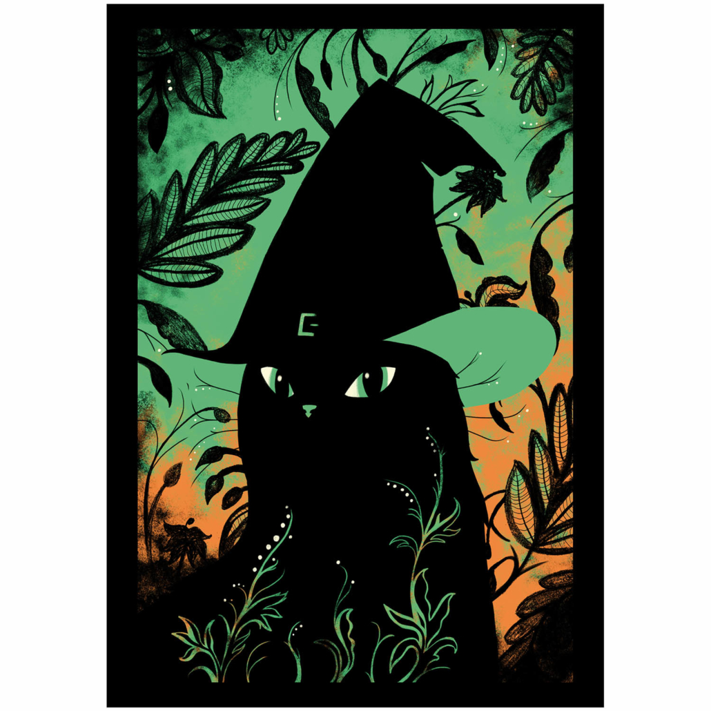Carly AF Spooky Cat - Witch - PosterSpy Store