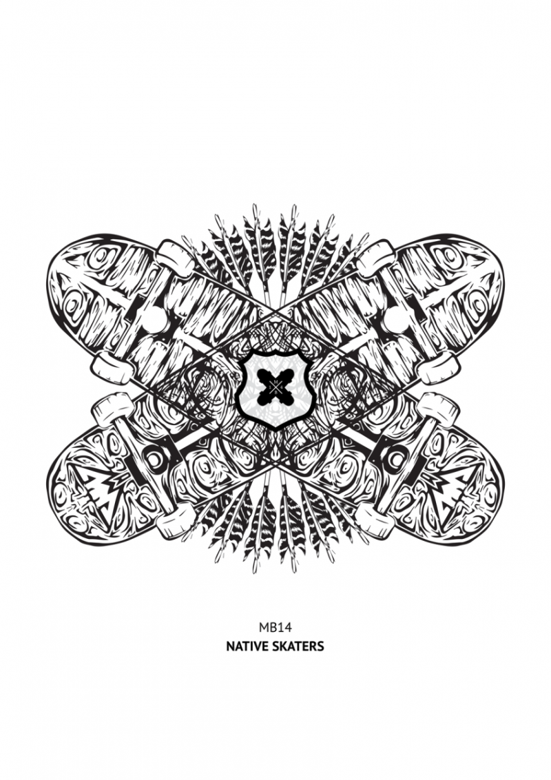 Native Skaters | Poster By Mbdsgns