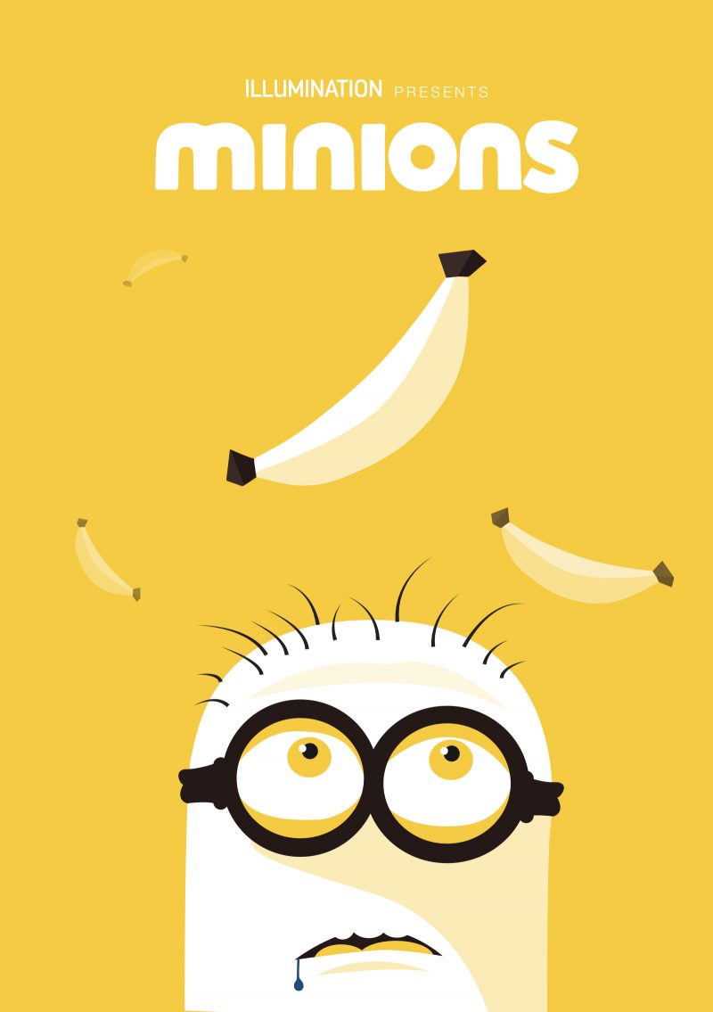 2 Tone Banana – Minions Competition | Poster By Thatguycraig