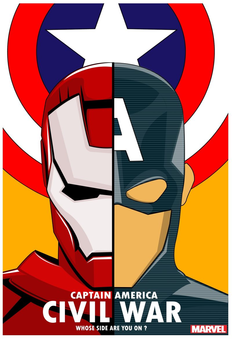 Civil War | Poster By Handy Kara