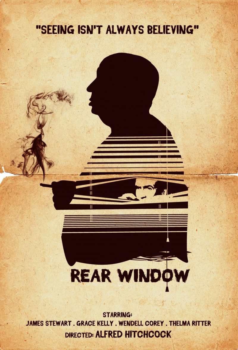 Rear Window Movie | Poster By Goldenplanetprints