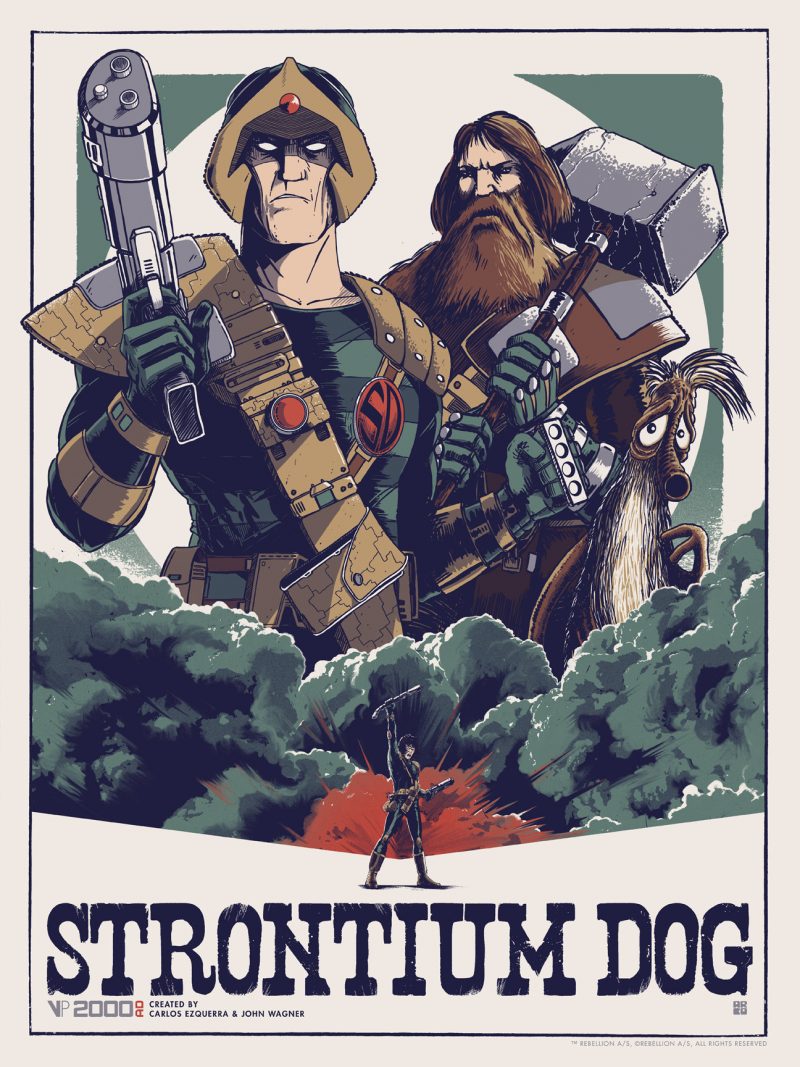 Strontium Dog | Poster By Matt Ferguson