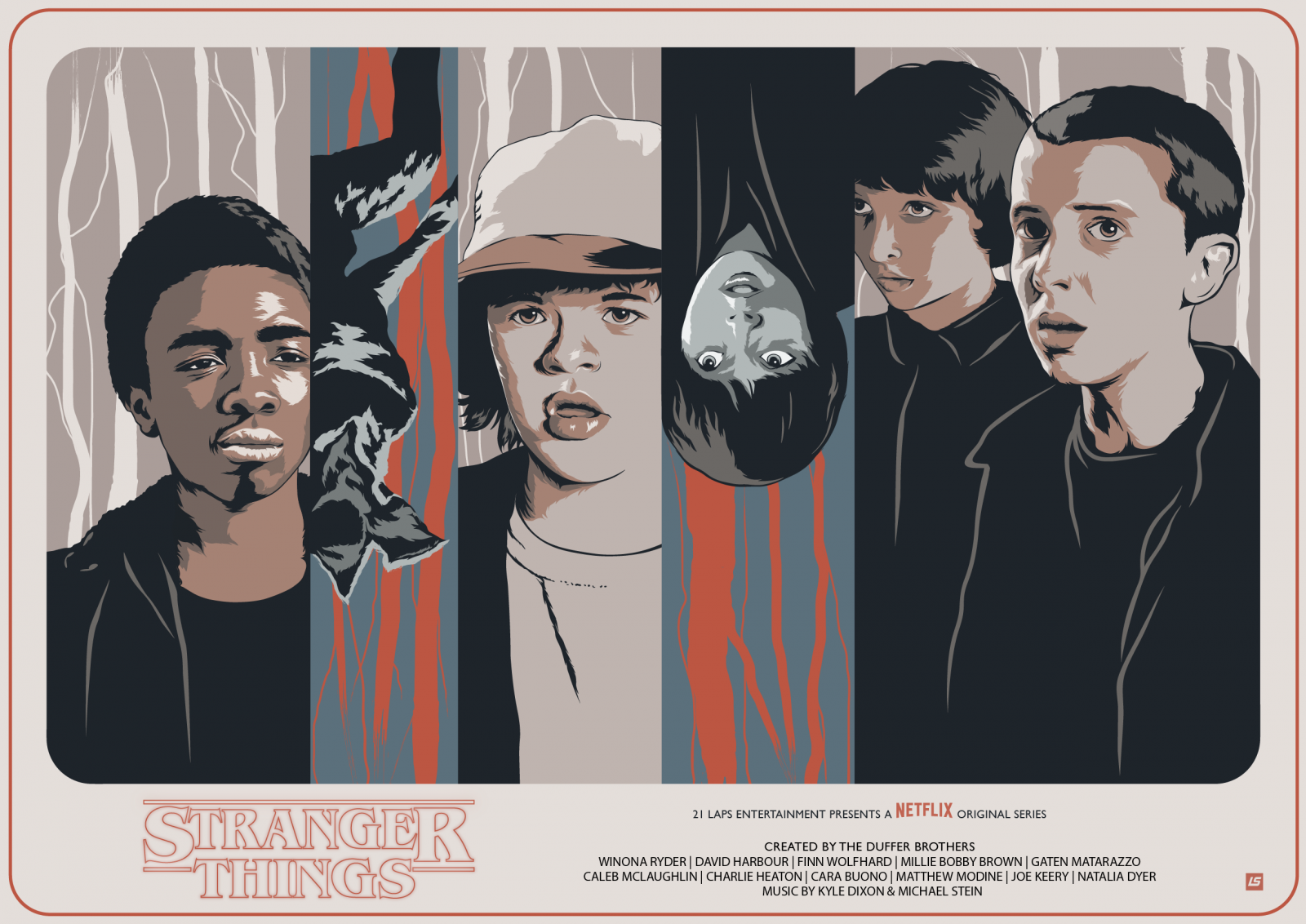 Stranger Things (2016) | Poster By LizaShumska