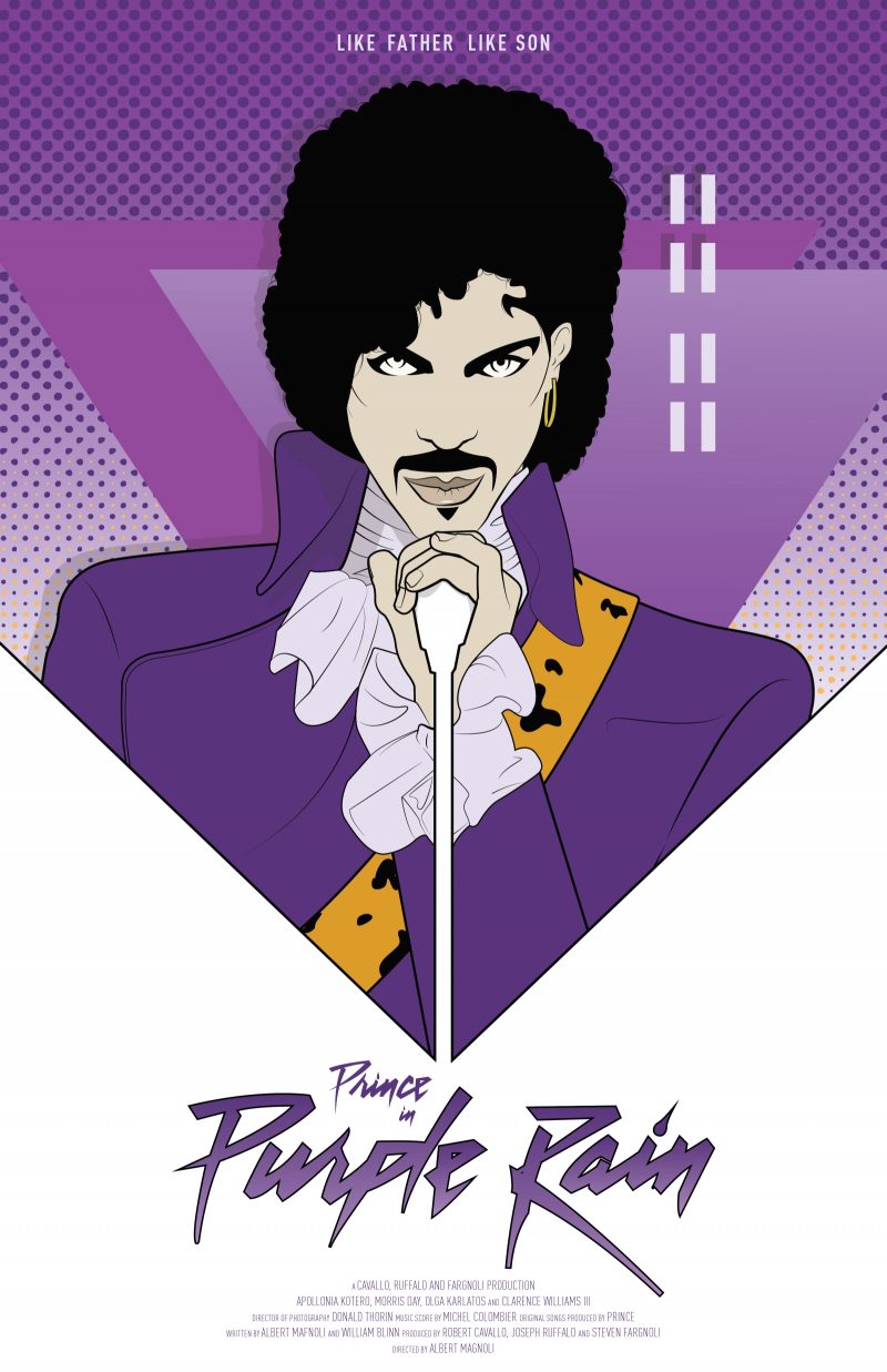 Purple Rain | Poster By Clarkecreative