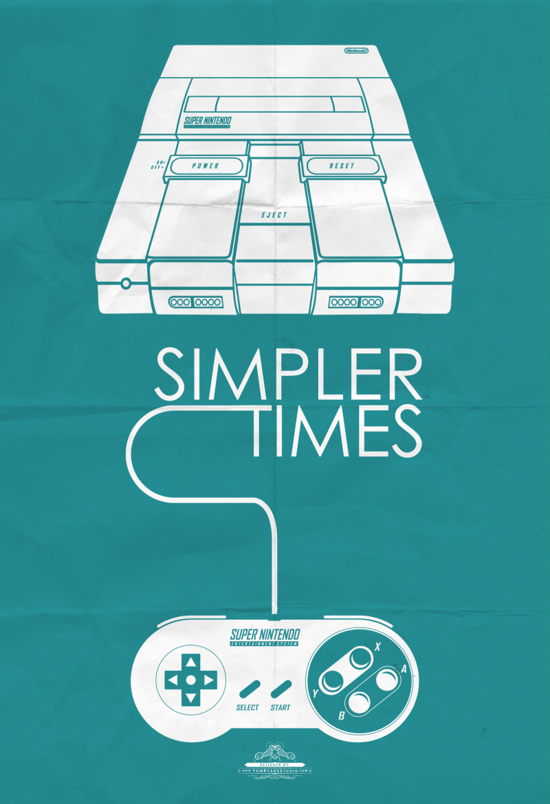 Simpler Times | Poster By TomRyansStudio