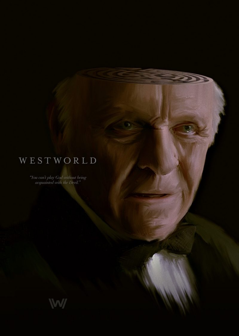 Westworld – Dr. Ford | Poster By Raborlatte