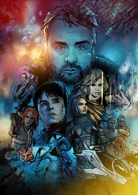 The Sci-Fi Films Of Luc Besson | Poster By DavidCousens