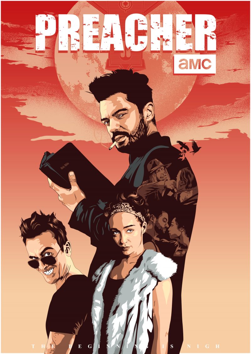 Preacher | Poster By Amielbenedict