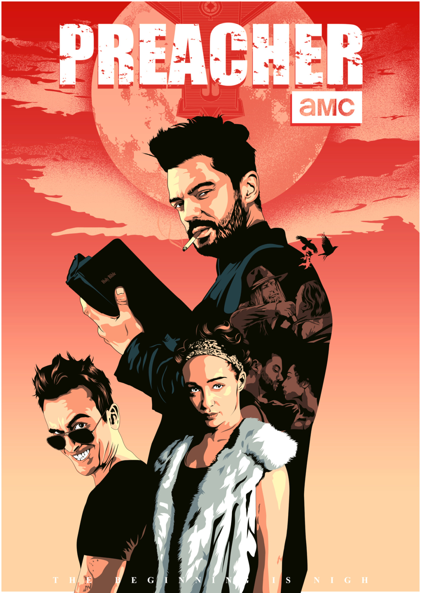 Preacher | Poster By Amielbenedict