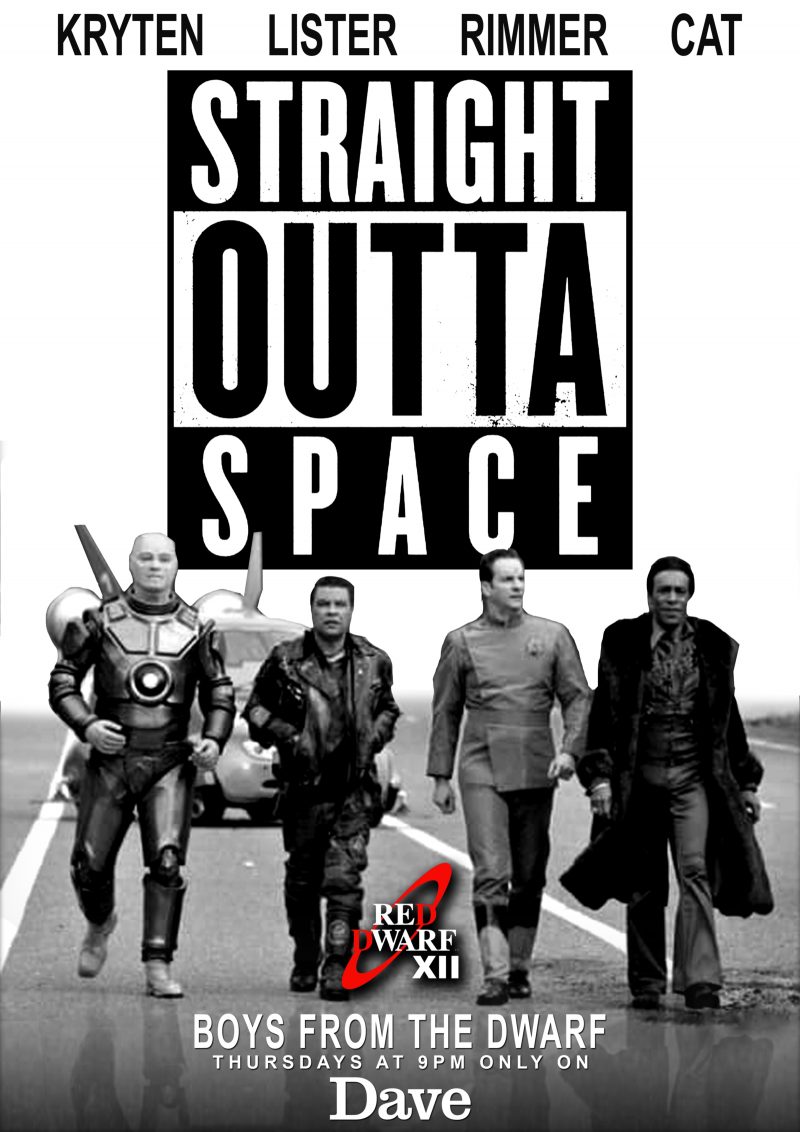 RED DWARF XII Poster 'STRAIGHT OUTTA SPACE' | Poster By Joe James