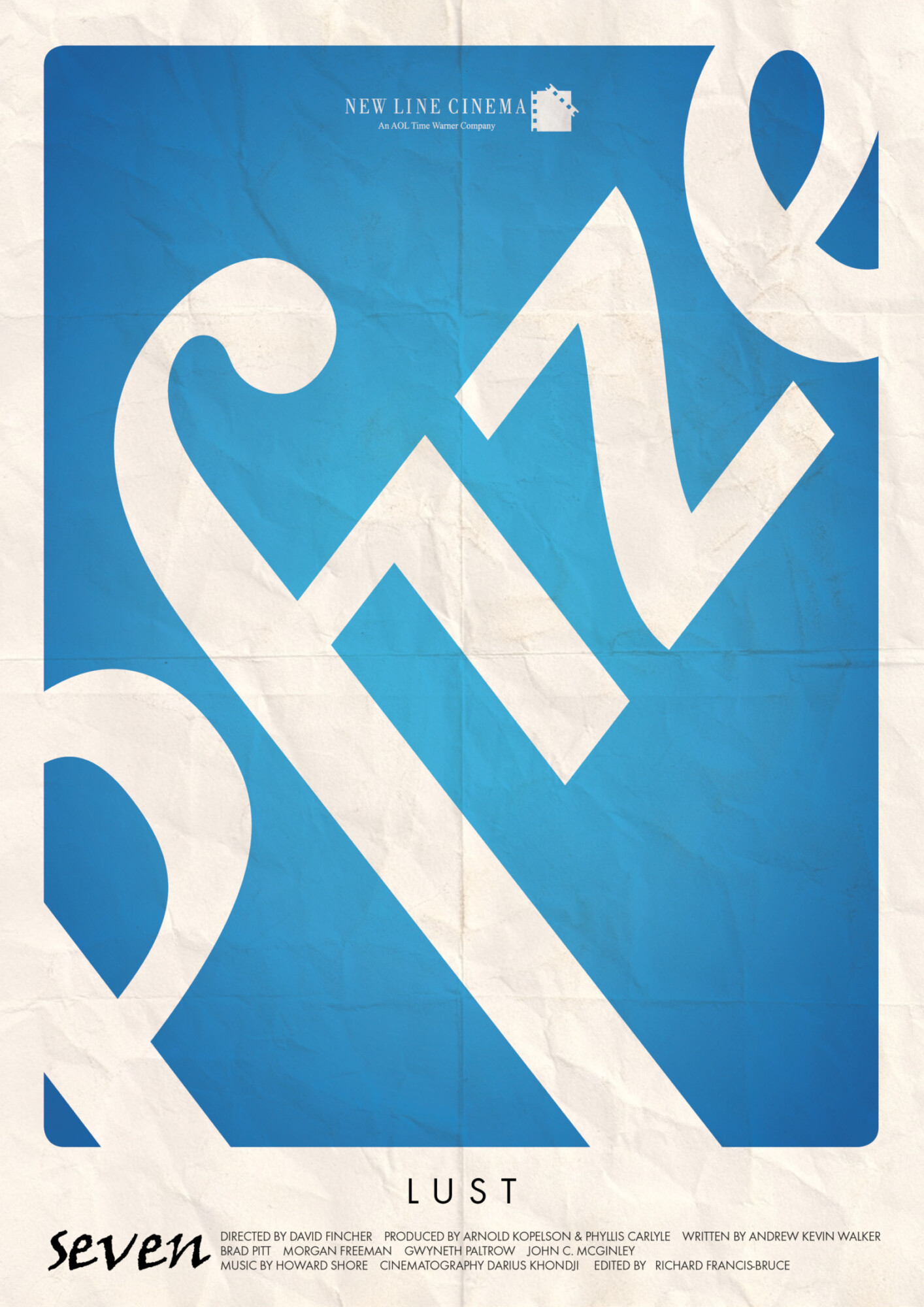 SE7EN - The Modern Sins | Poster By Cawykes