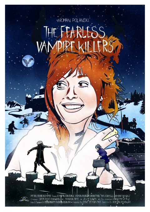 The Fearless Vampire Killers Roman Polanski 1967 Poster By Shades