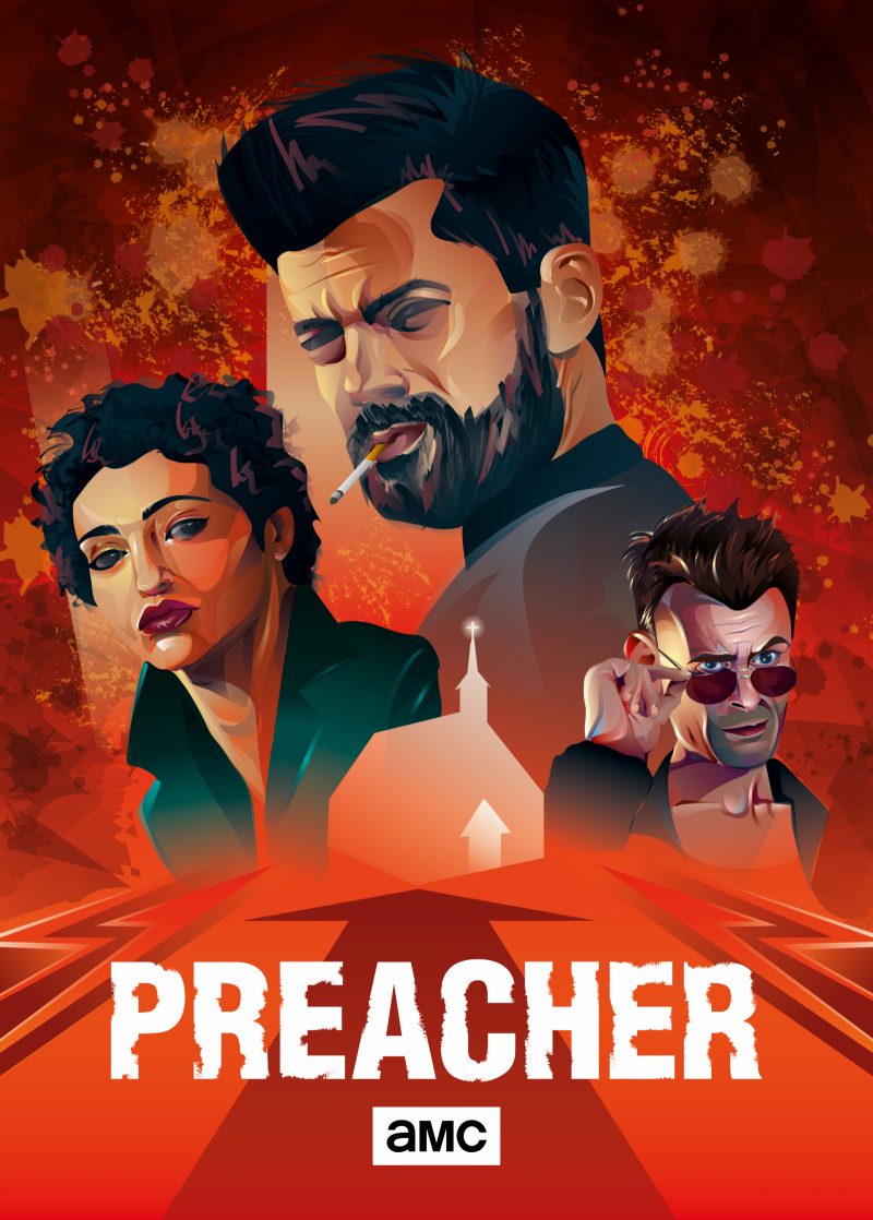 AMC’s Preacher | Poster By AlexanderDamian