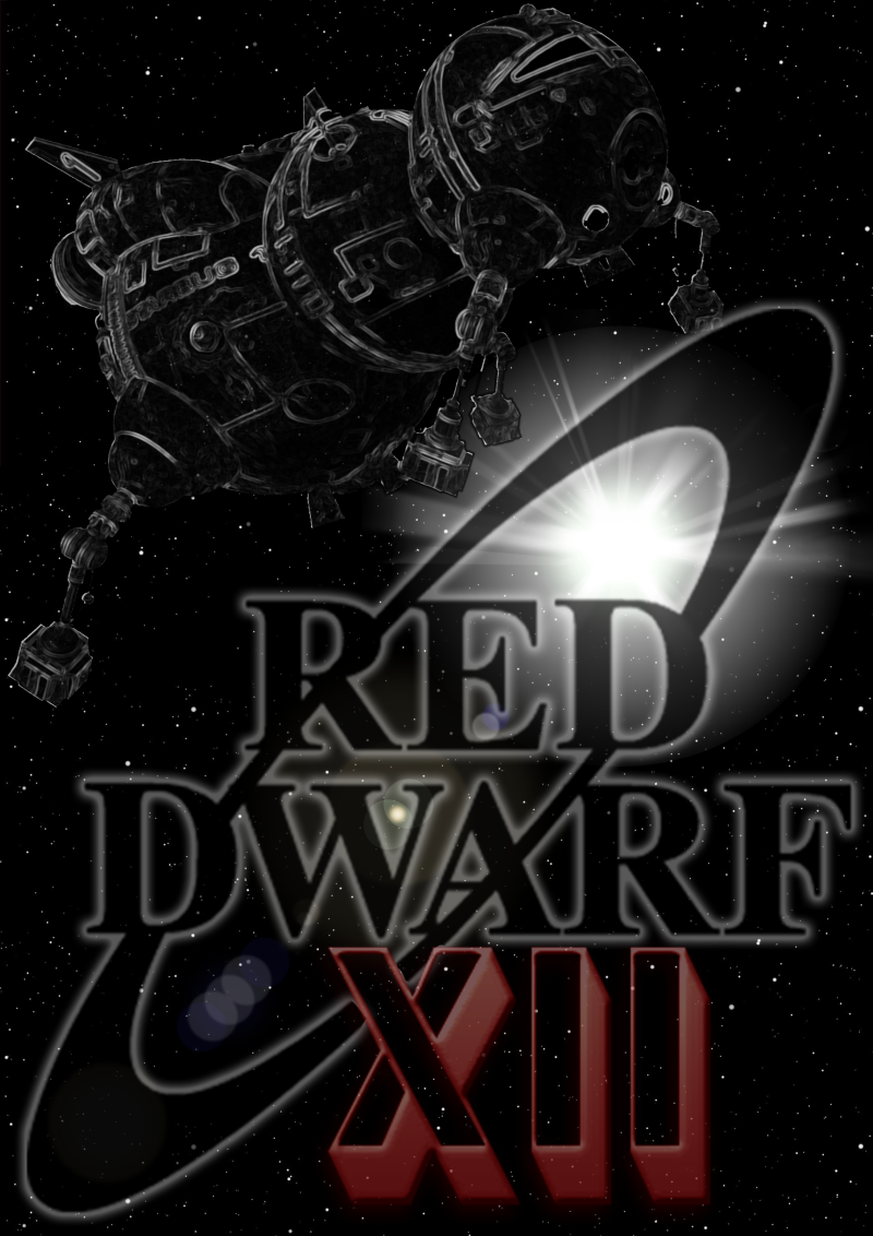 Red Dwarf XII Black And White Colour Splash | Poster By RadRam