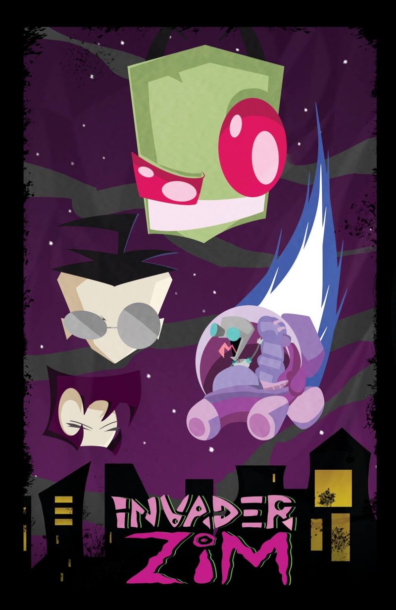 Invader Zim | Poster By Exploding_bunnie