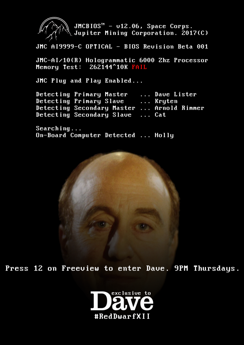 Red Dwarf XII - Holly ReBooted | Poster By Bossman