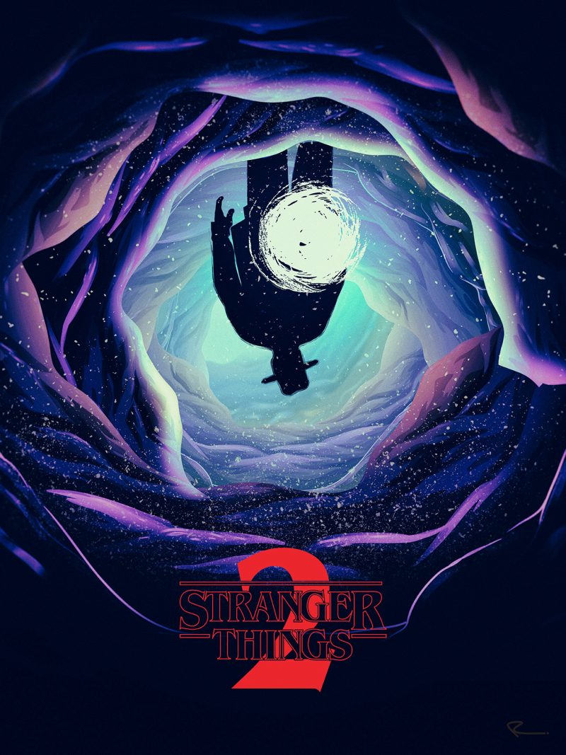 Stranger Things 2: Dig Dug | Poster By RobConnLee