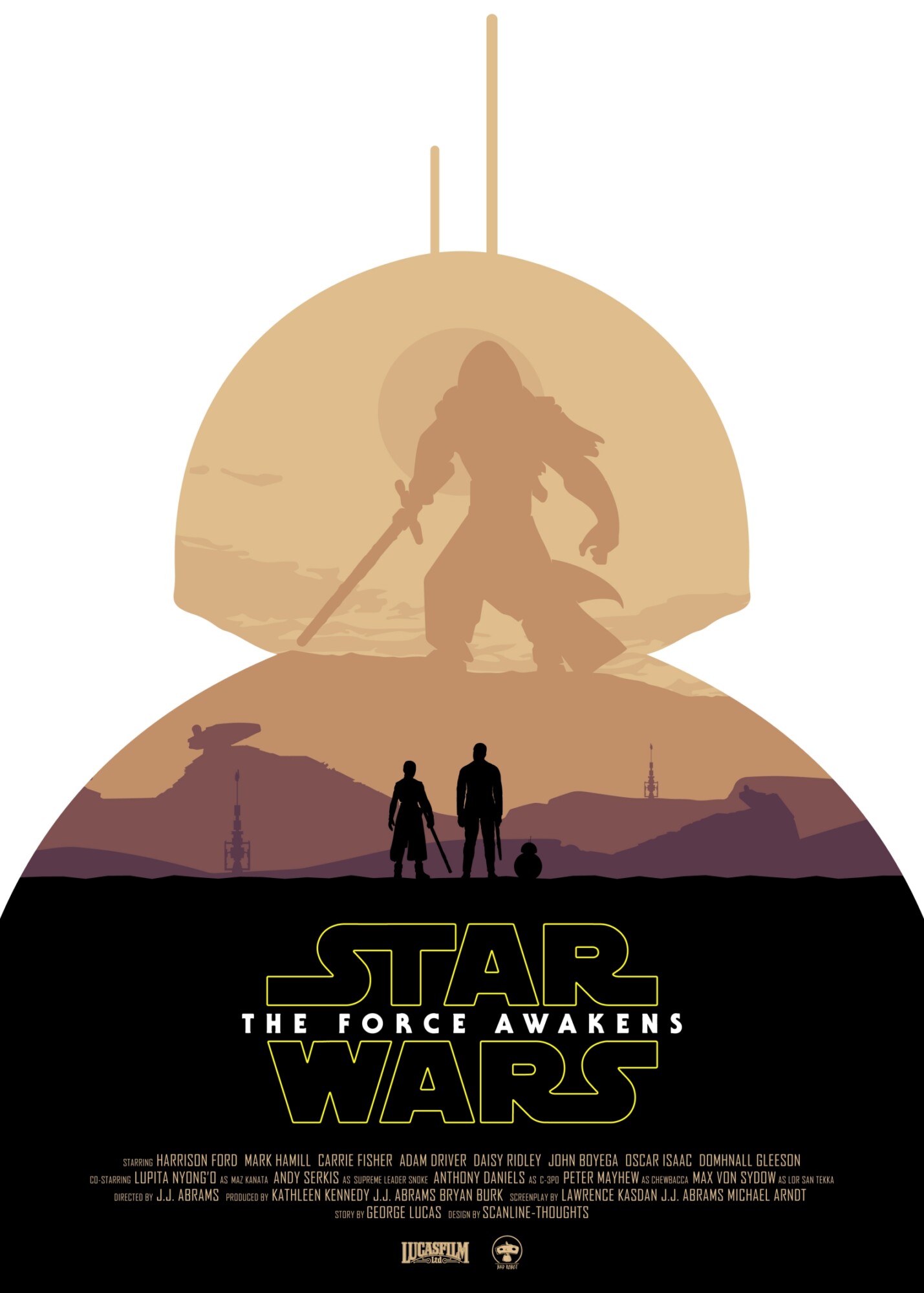 Star Wars Episode VII: The Force Awakens | Poster By Hamza_Ansari