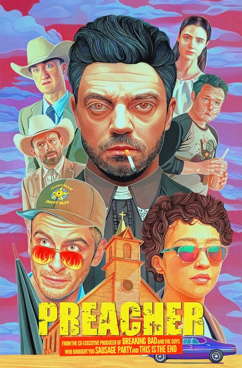 Preacher Poster | Poster By Nicky Barkla