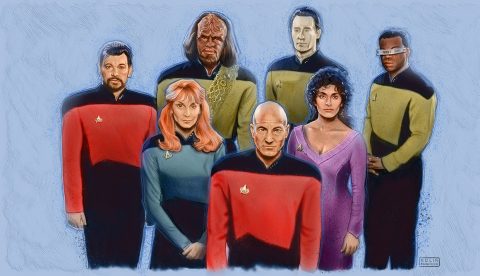 Star Trek TNG | Poster By Colinmurdoch