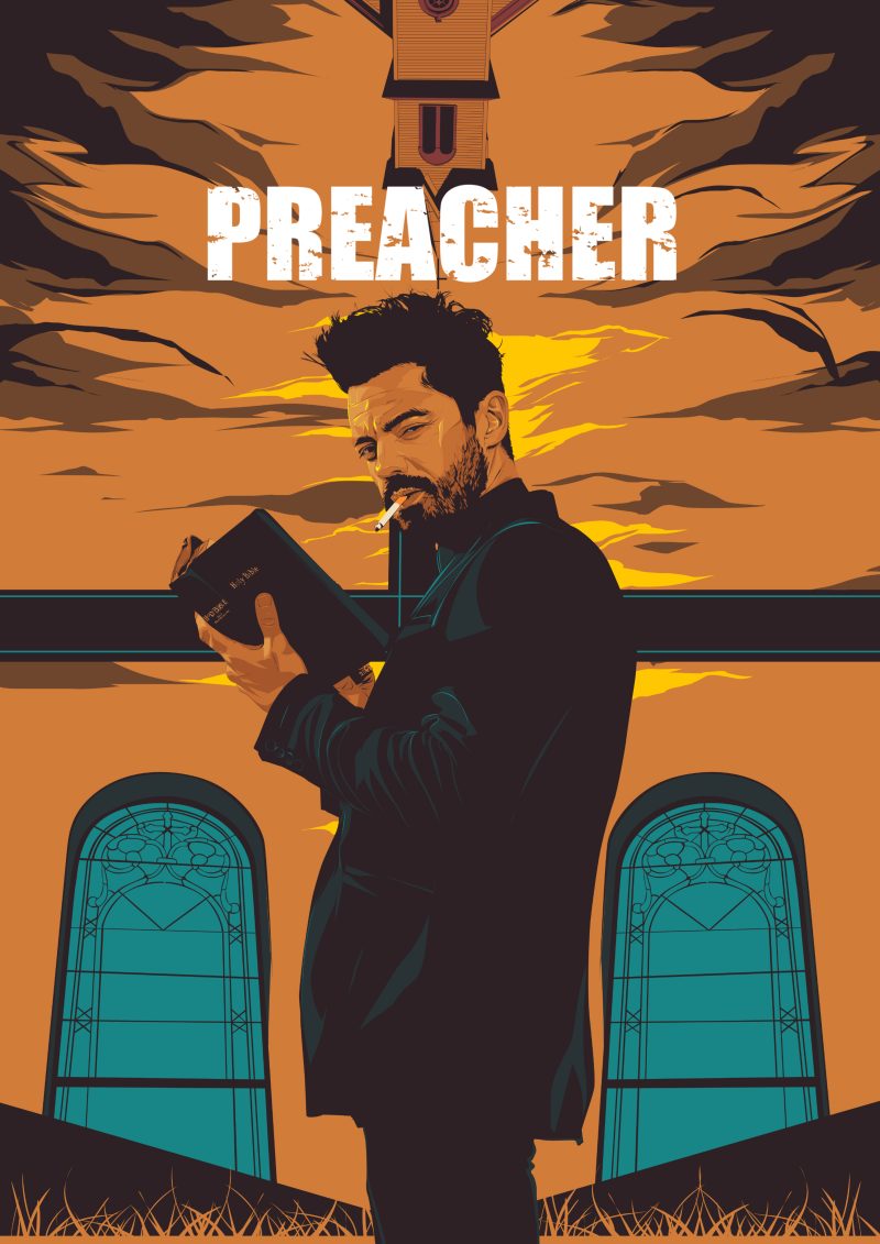 Preacher - Alternative Poster | Poster By Valxron