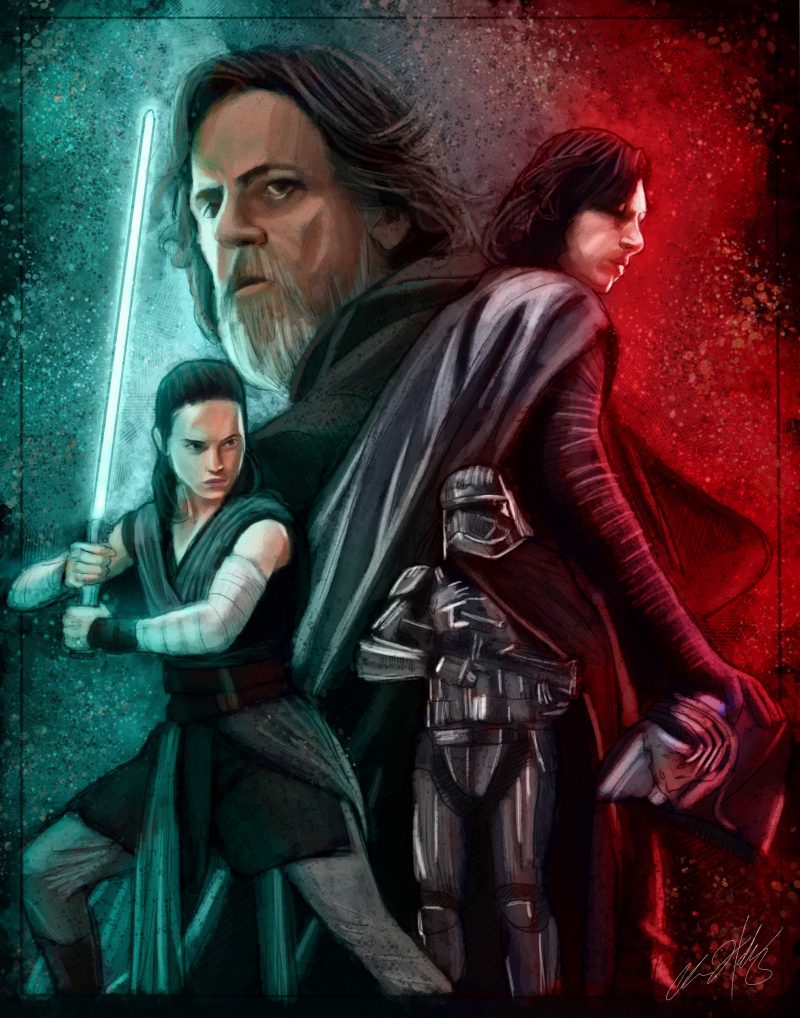 "A Long Time Ago, In A Galaxy Far, Far Away" | Poster By Sketchy Chris
