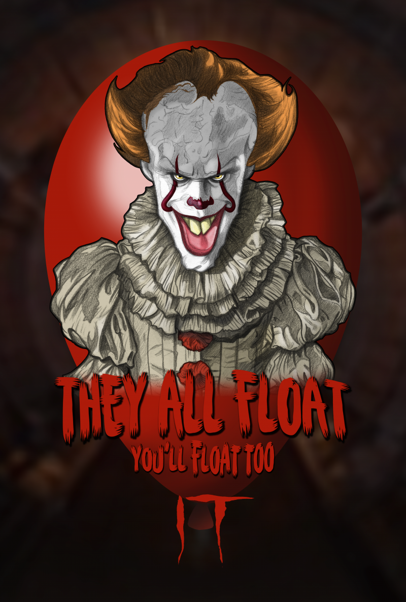 They All Float | Poster By Andysocial Industries