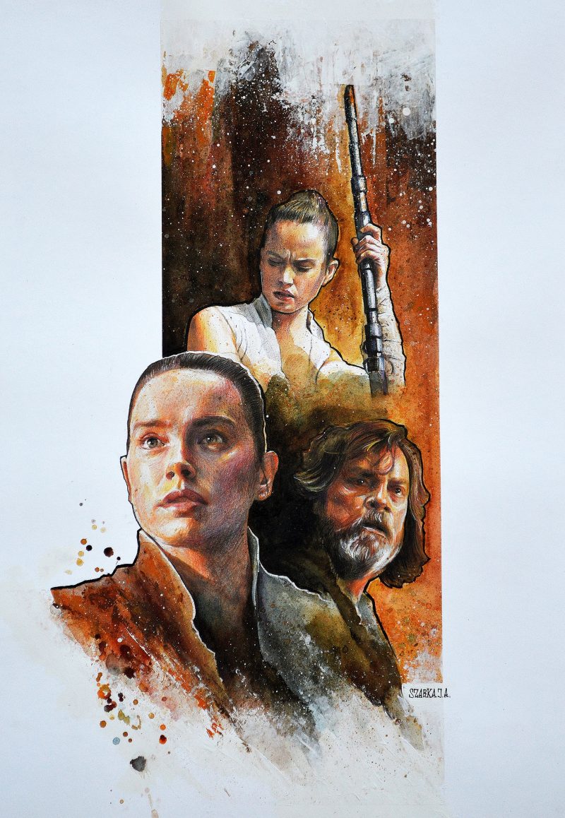 Star Wars Rey Concept Poster | Poster By SzarkaArt