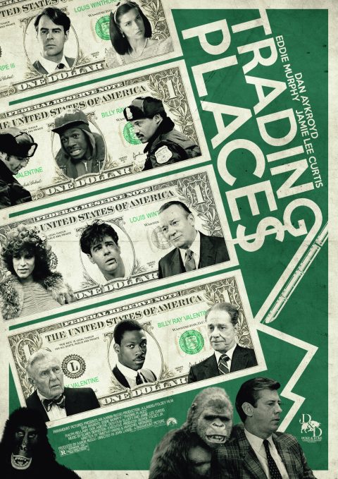 Trading Places Alternative Film Poster | Poster By AndiEwington