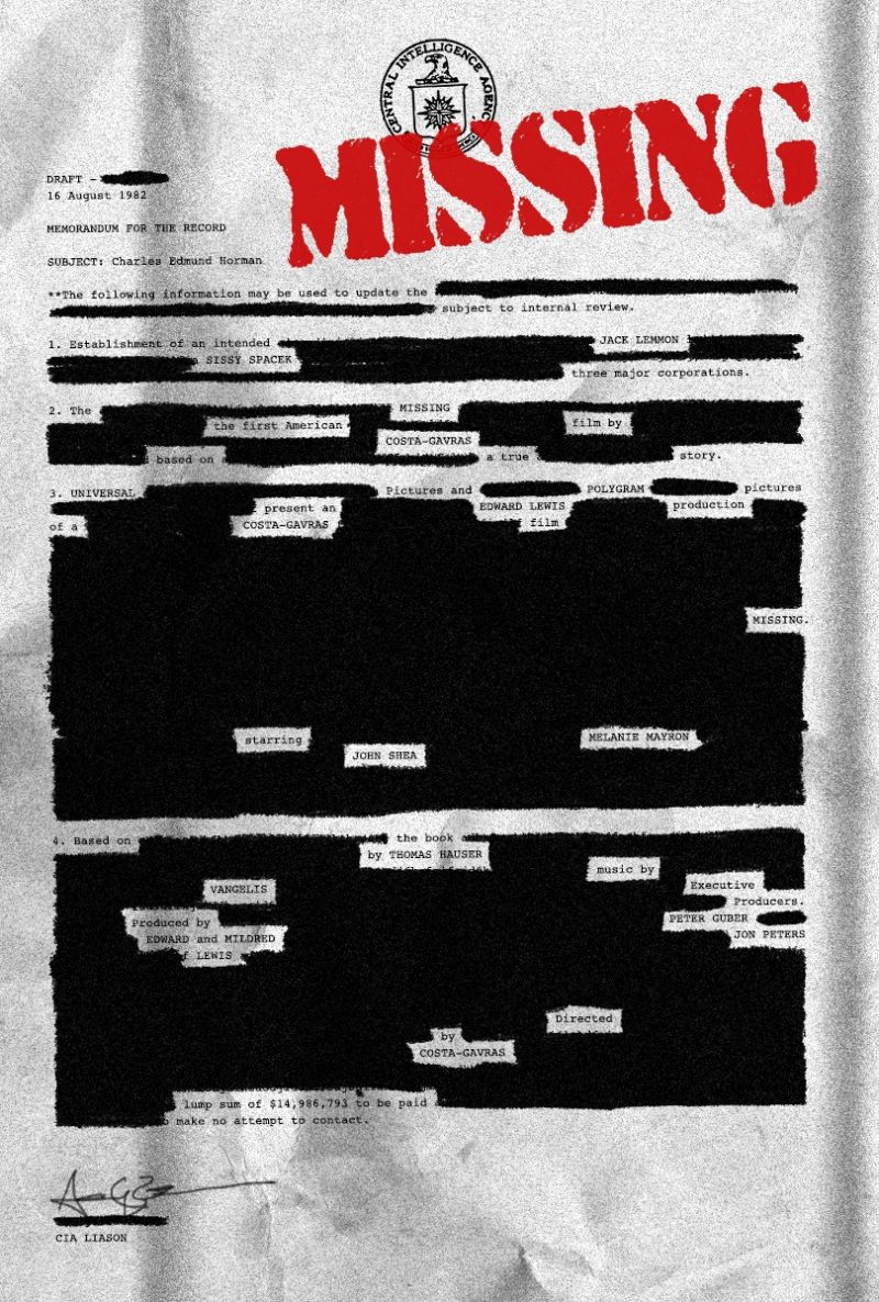 Missing | Poster By Sister Hyde