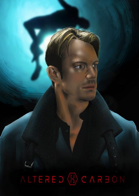 Altered Carbon | Poster By Damian Cabrera