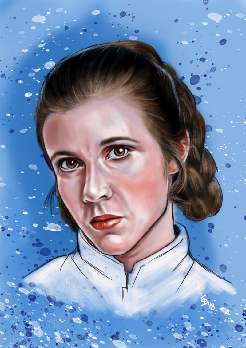 Star Wars - The Empire Strikes Back (Leia) | Poster By Damianed