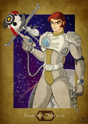 Captain Future Art Print | Poster By Jesus