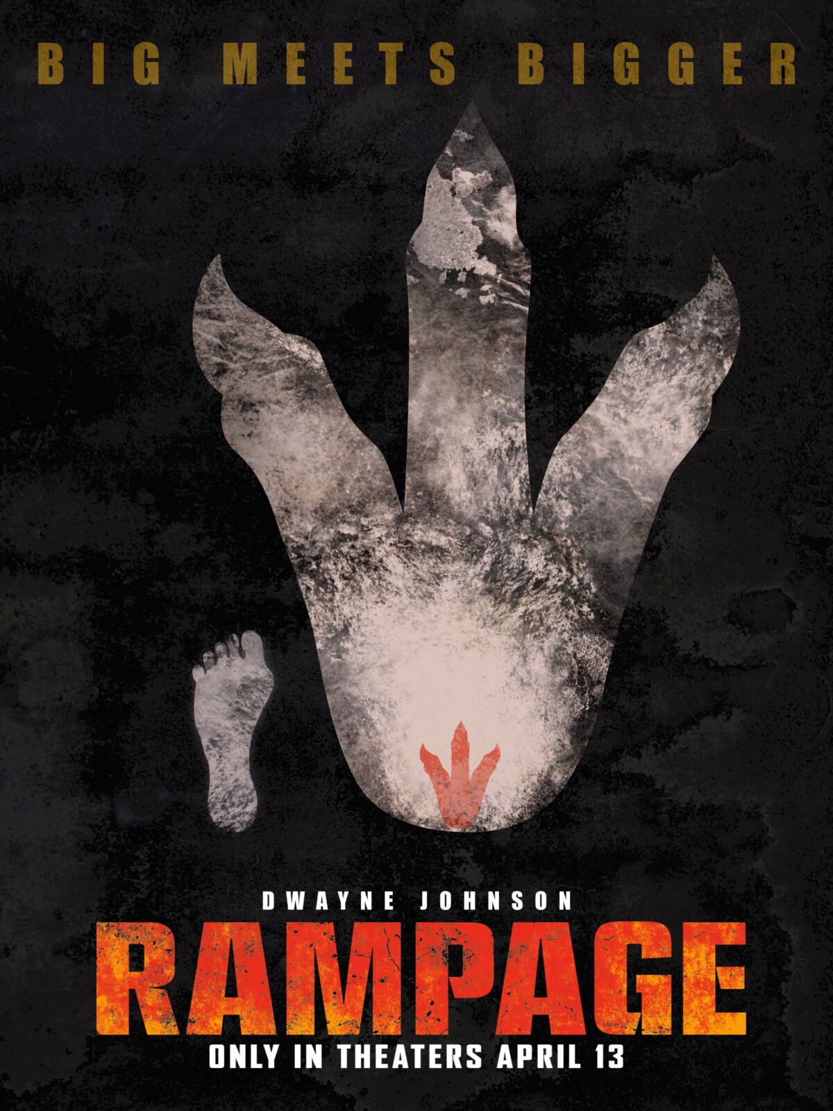 Movie Poster - Rampage Feat. Lizzie | Poster By Thecreativityside