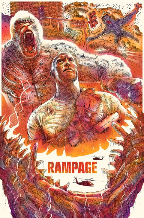Rampage | Poster By Balazs Pakozdi