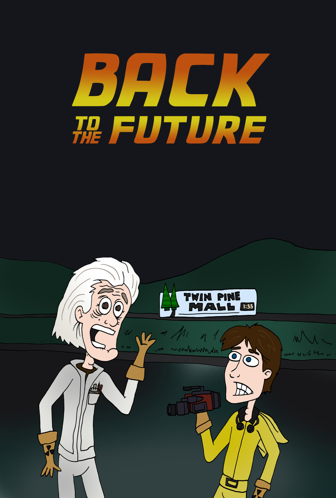Back To The Future | Poster By Cattapancomics