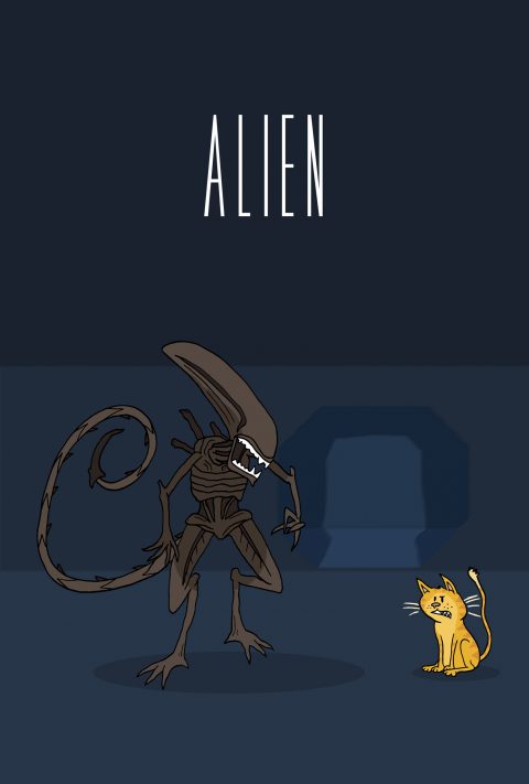 ALIEN | Poster By Cattapancomics
