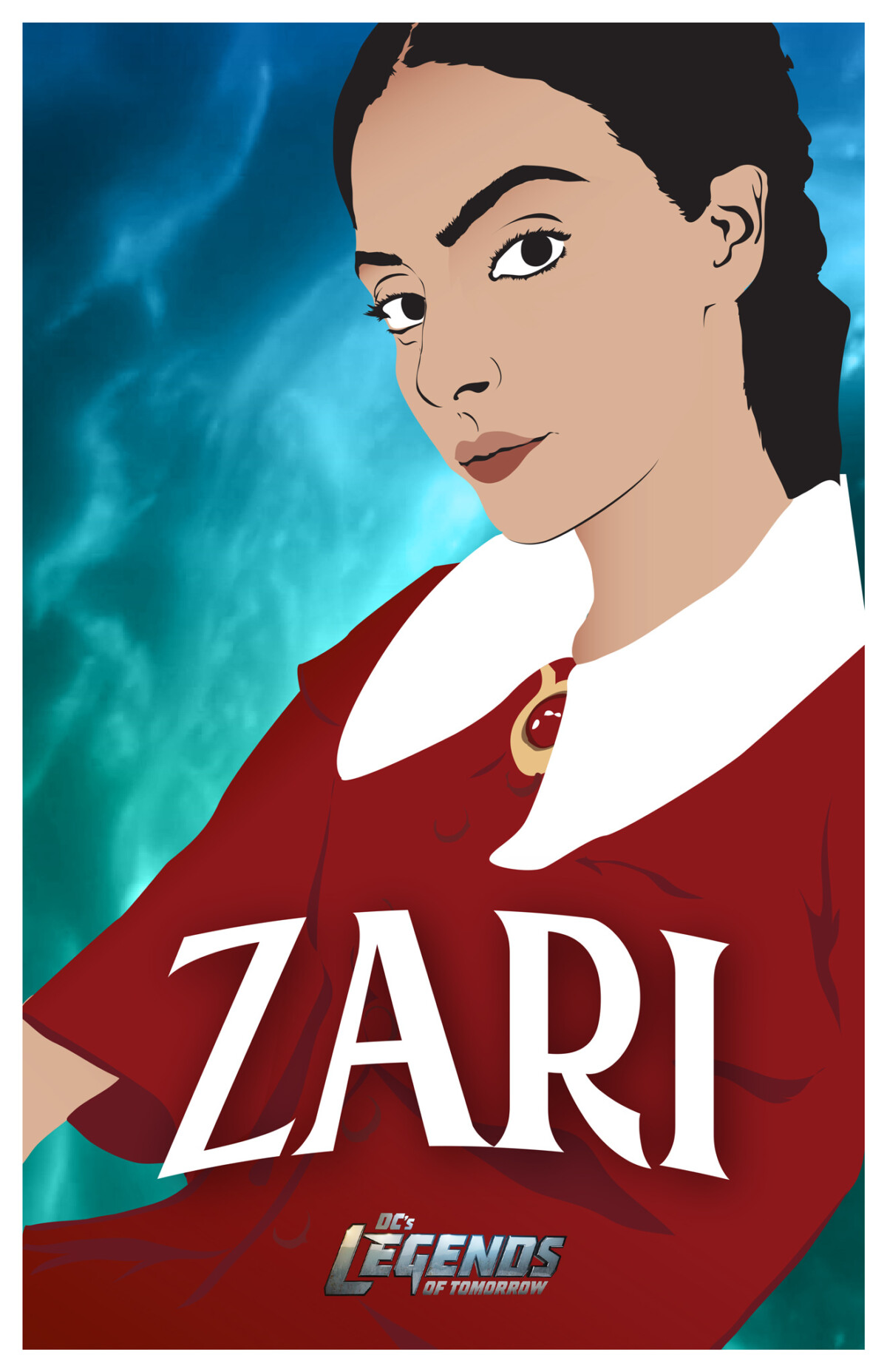 Zari Tomaz - Legends Of Tomorrow | Poster By Lorocoart