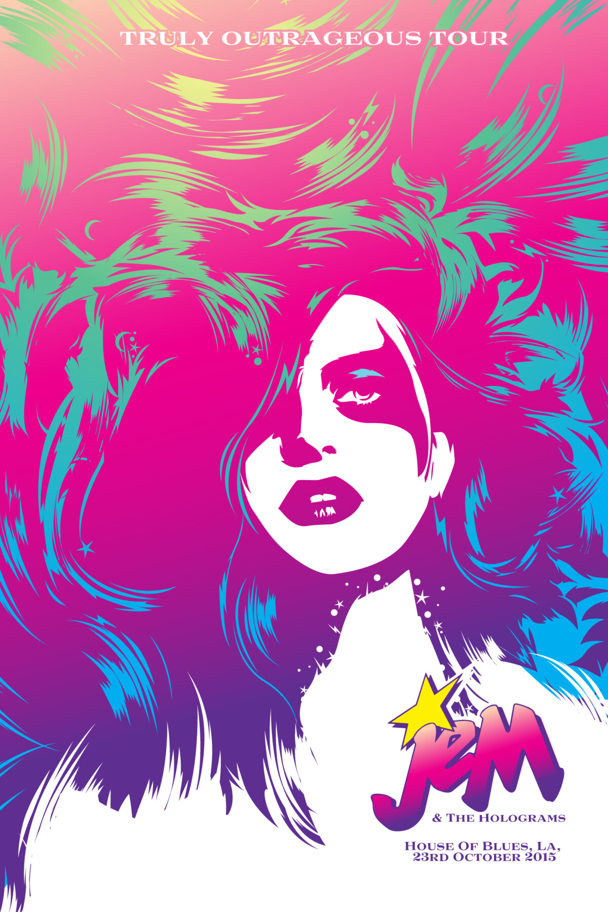 Jem - Jem And The Holograms Tribute | Poster By Mungolovescandy