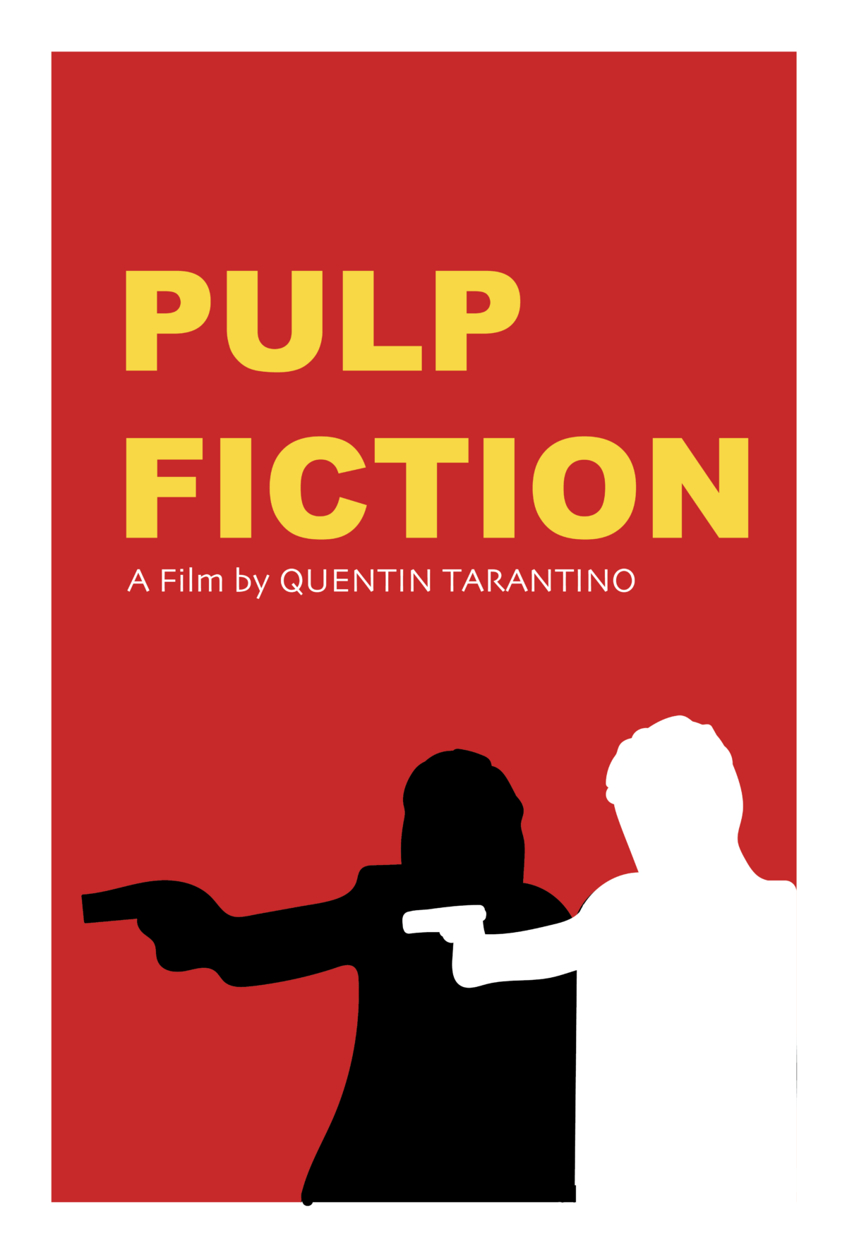 Pulp Fiction Movie Poster Minimalist