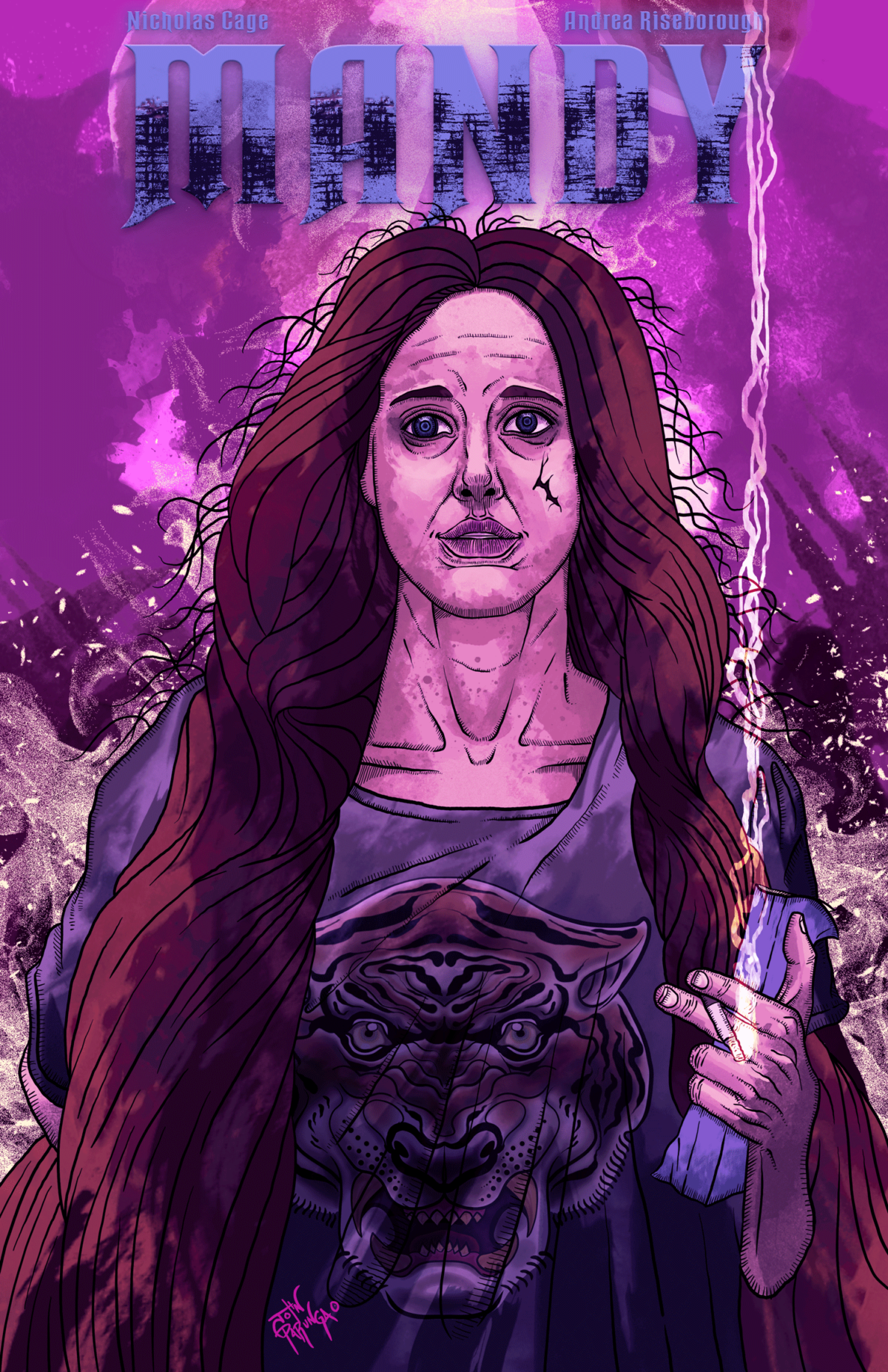 MANDY 2018 ALTERNATIVE MOVIE POSTER 2ND SUBMISSION FOR POSTERSPY (SYNTH ...
