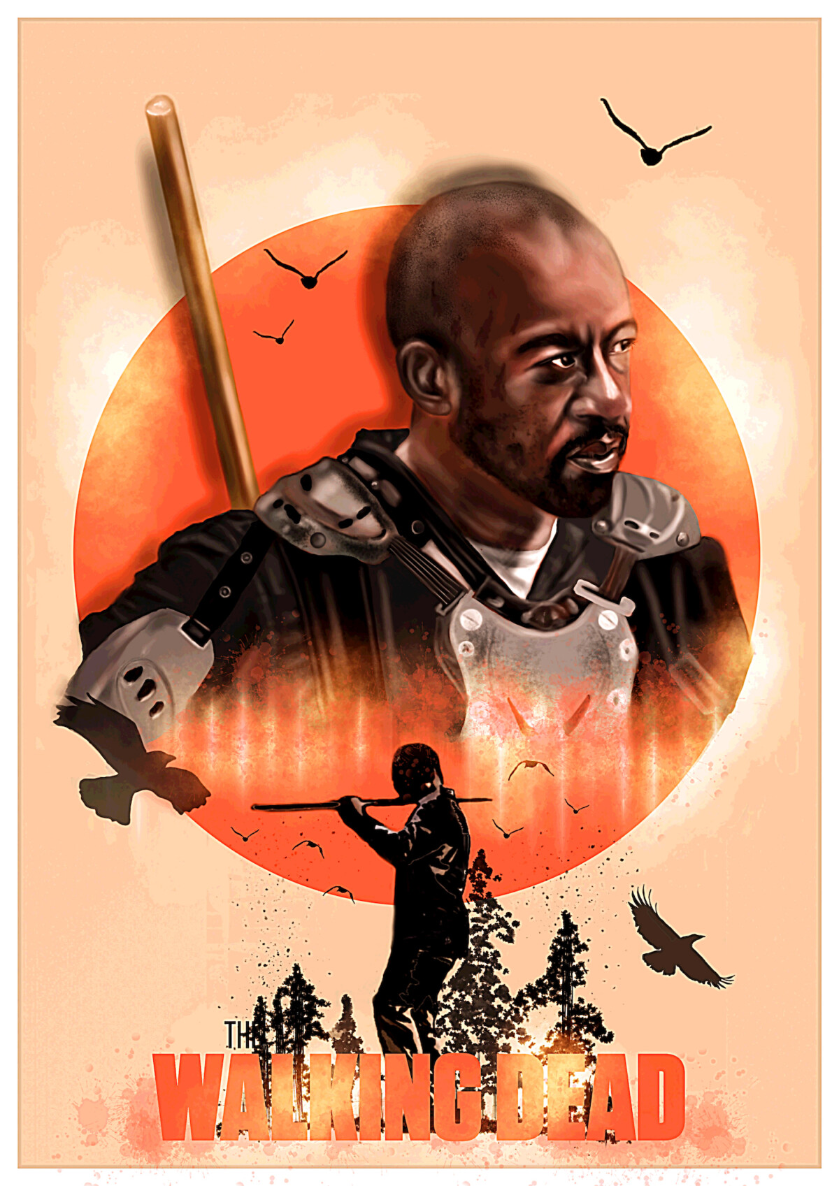 Morgan The Walking Dead - PosterSpy