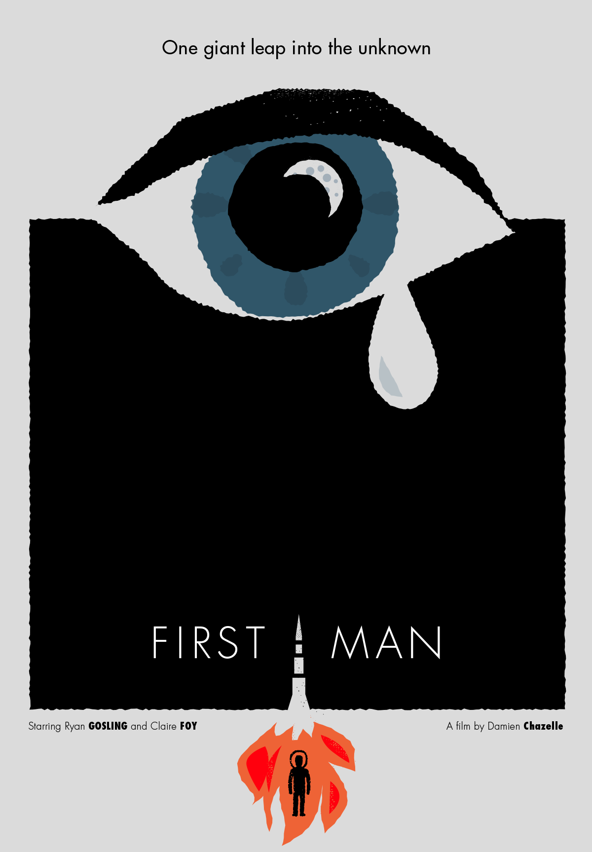 First Man | Poster By Geminianum