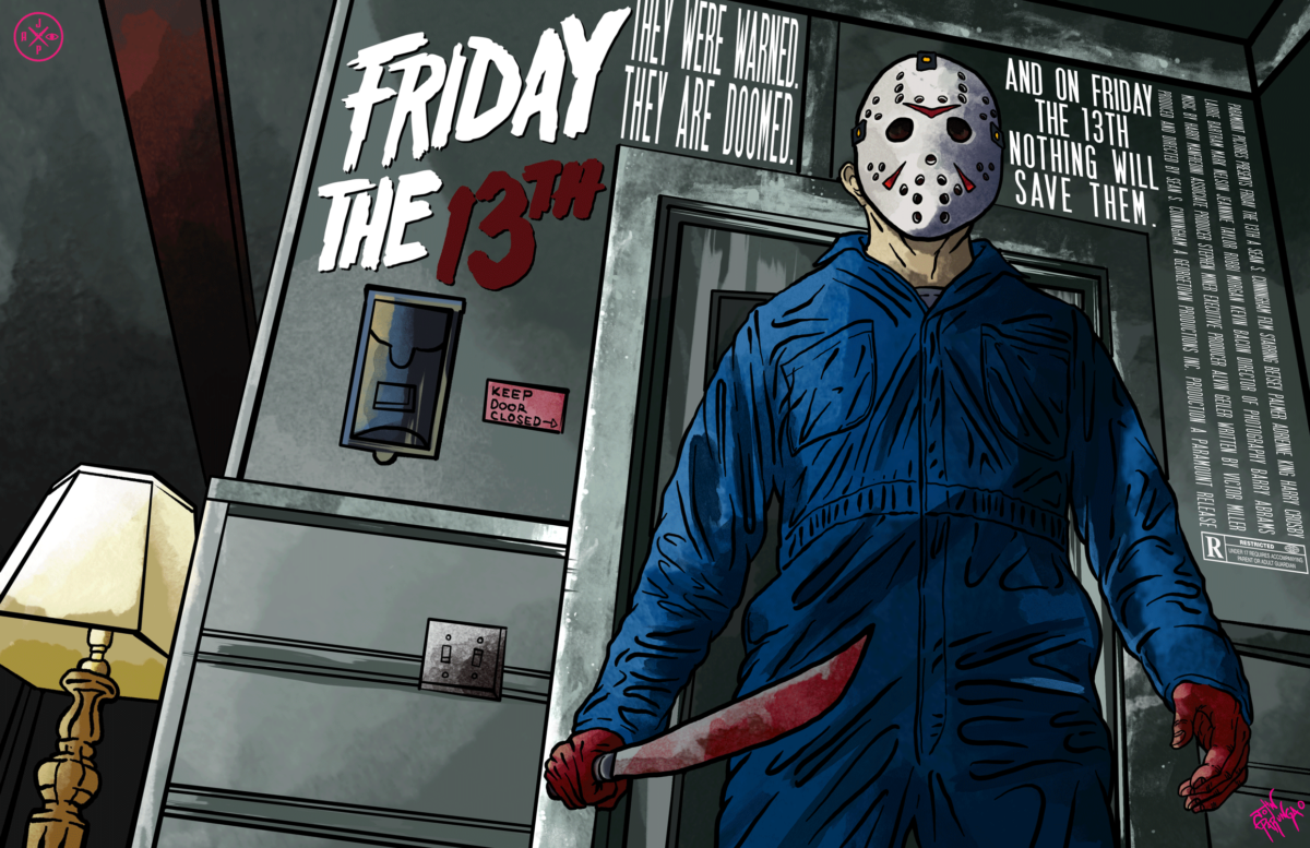 FRIDAY THE 13TH ALTERNATIVE POSTER DESIGN | Poster By Johnparungaoart