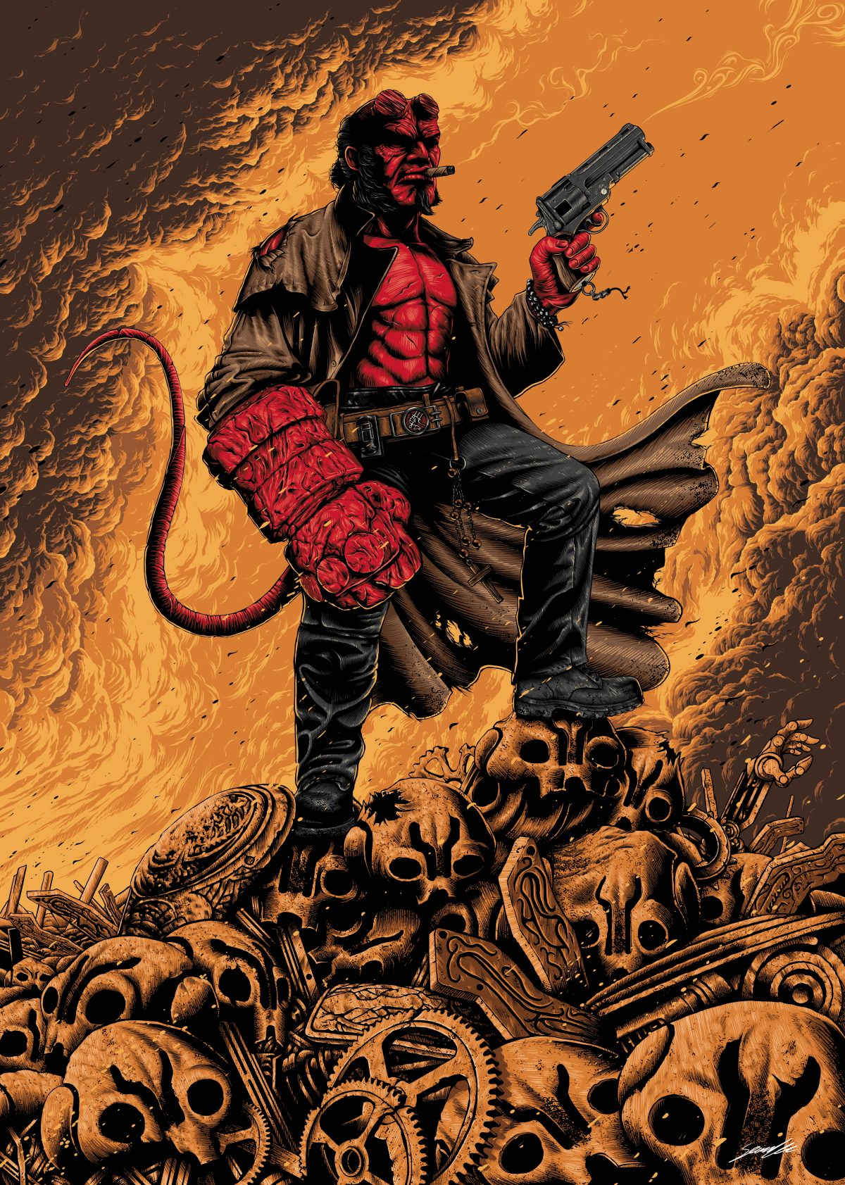 Official Hellboy Poster - PosterSpy