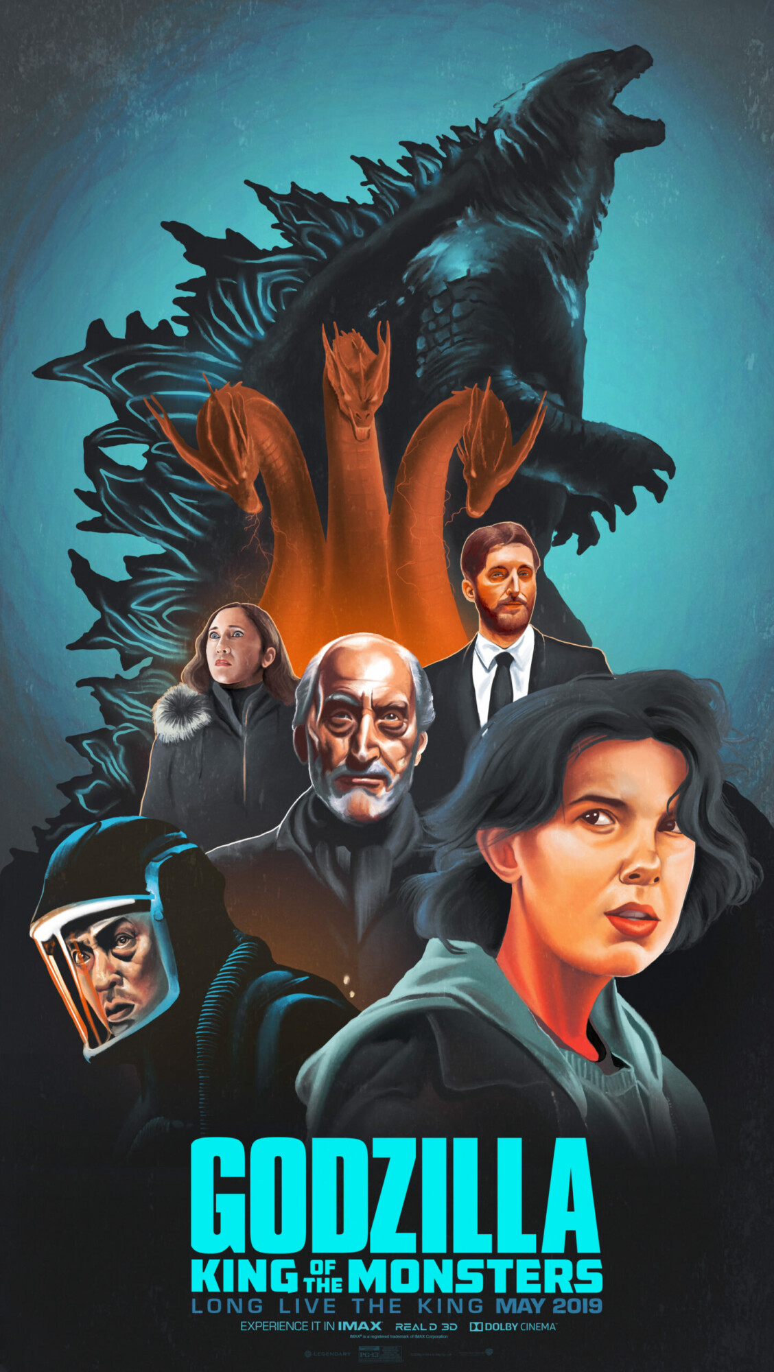 Godzilla - The King Of Monsters | Poster By Rjartworks