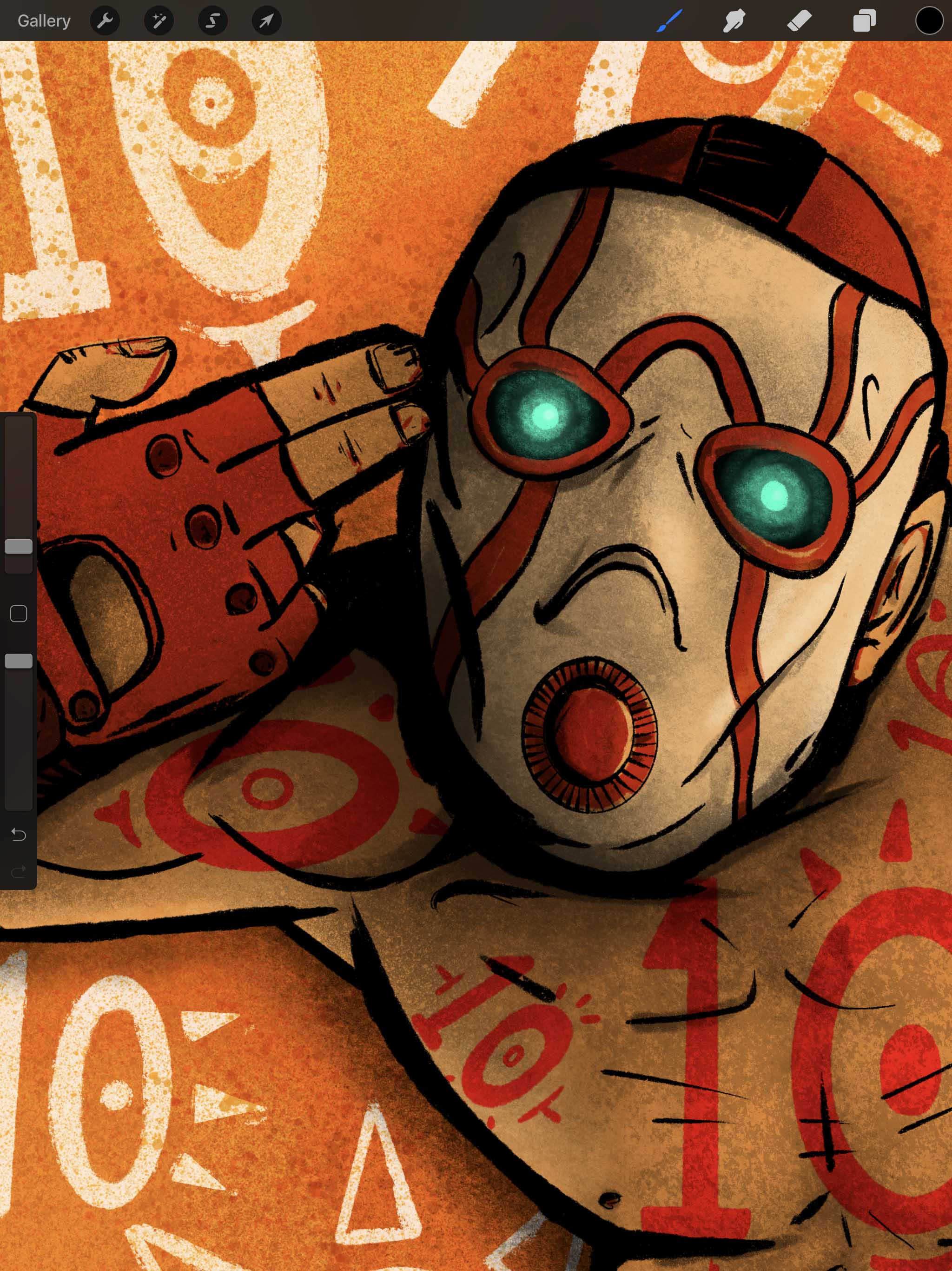 10 Years Of Borderlands | Poster By Heathbot