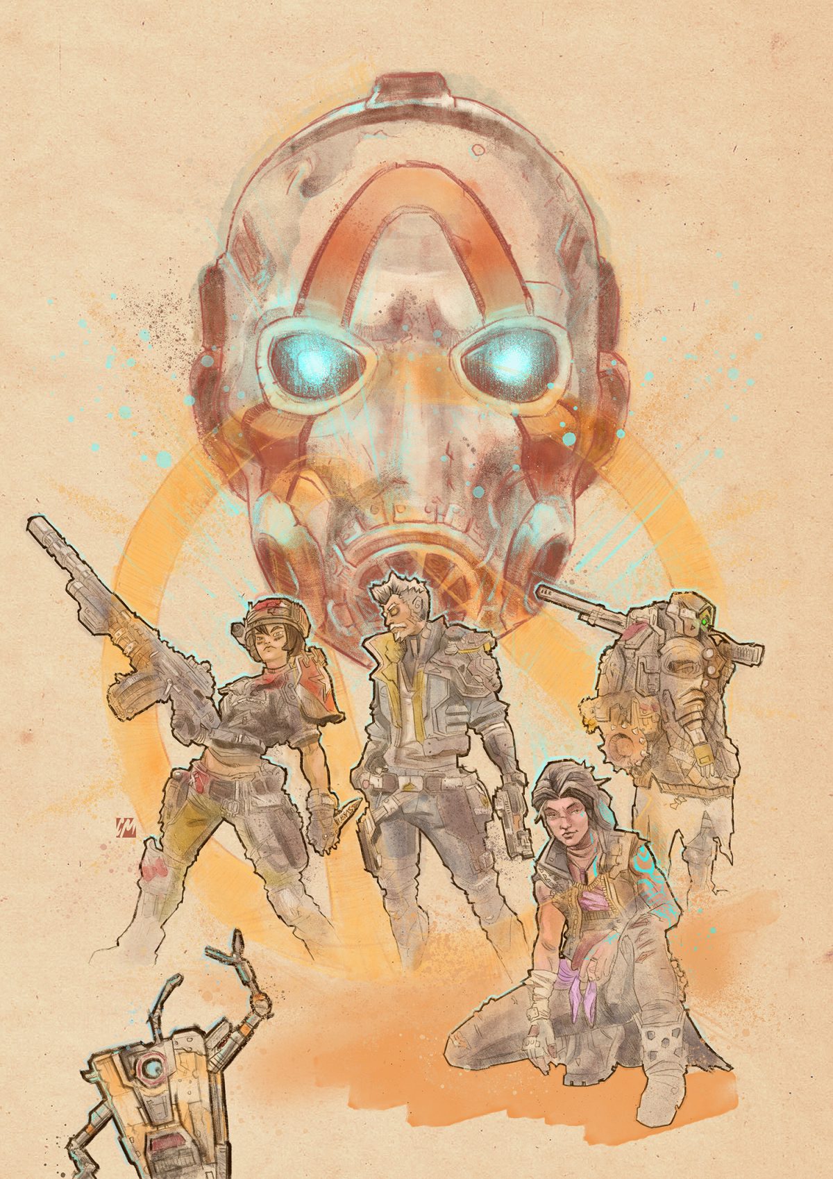 Boderlands Option | Poster By Colinmurdoch