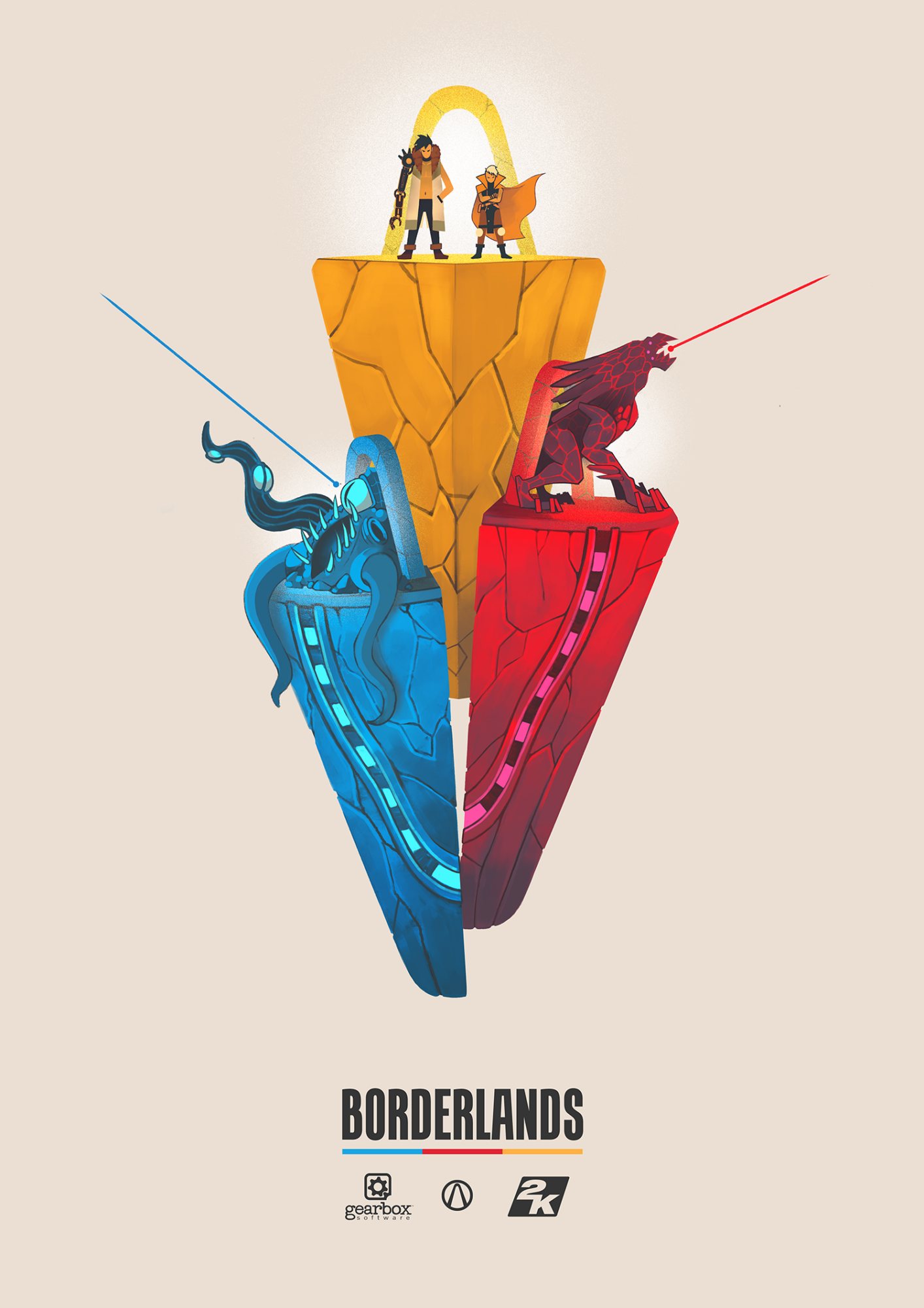 10 Years Of Borderlands | Poster By Viet-Anh_Cao