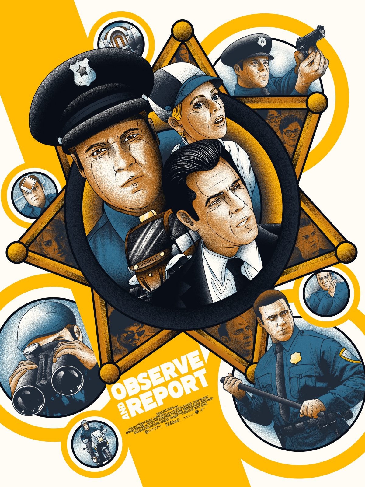Observe And Report | Poster By Zach Gonzalez
